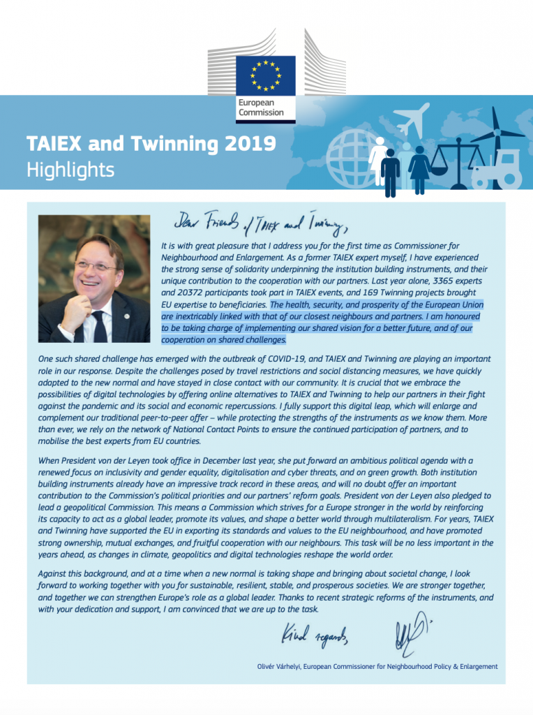 TAIEX and Twinning 2019 Highlights - EU Neighbours