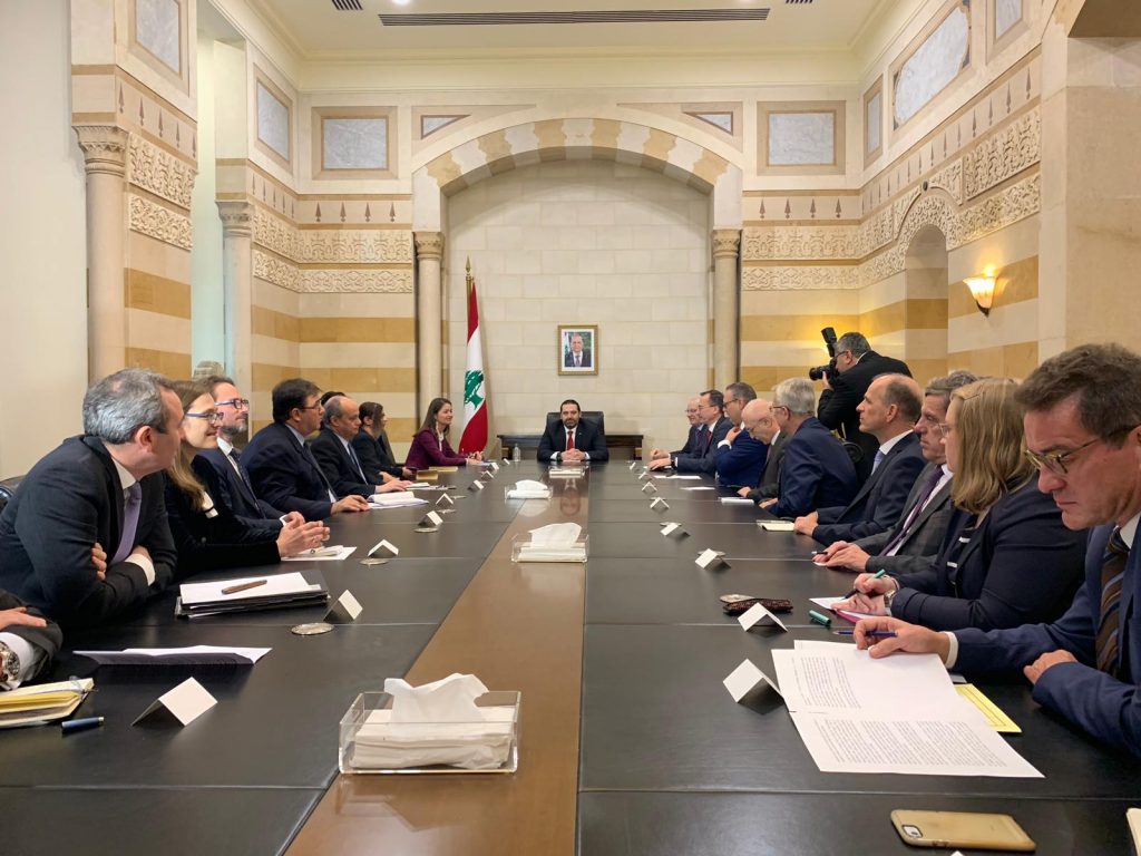European Union Ambassadors' meeting with Lebanese Prime Minister Saad ...