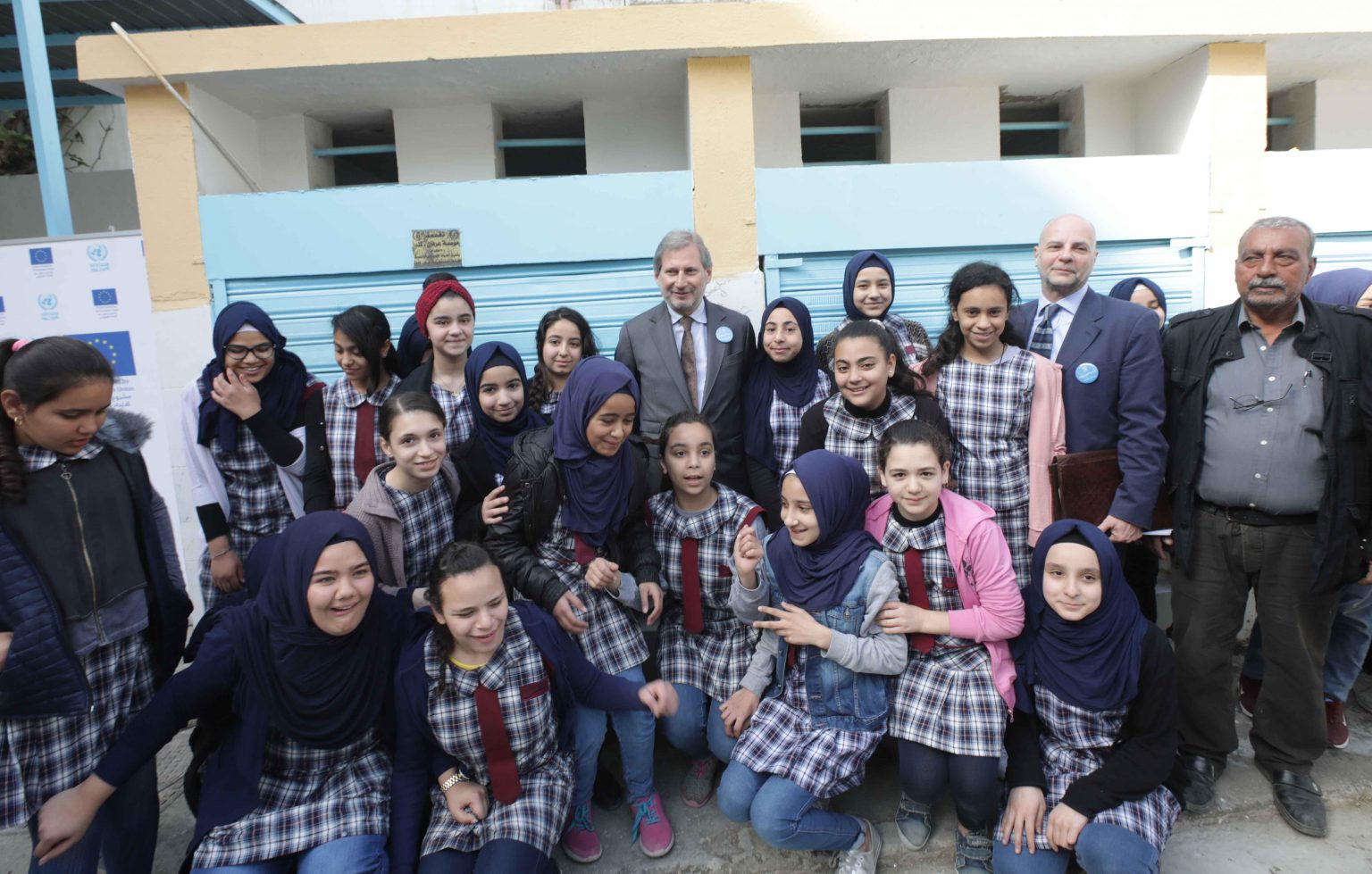 EU Commissioner inaugurates renovated school in Beddawi Camp in Lebanon ...