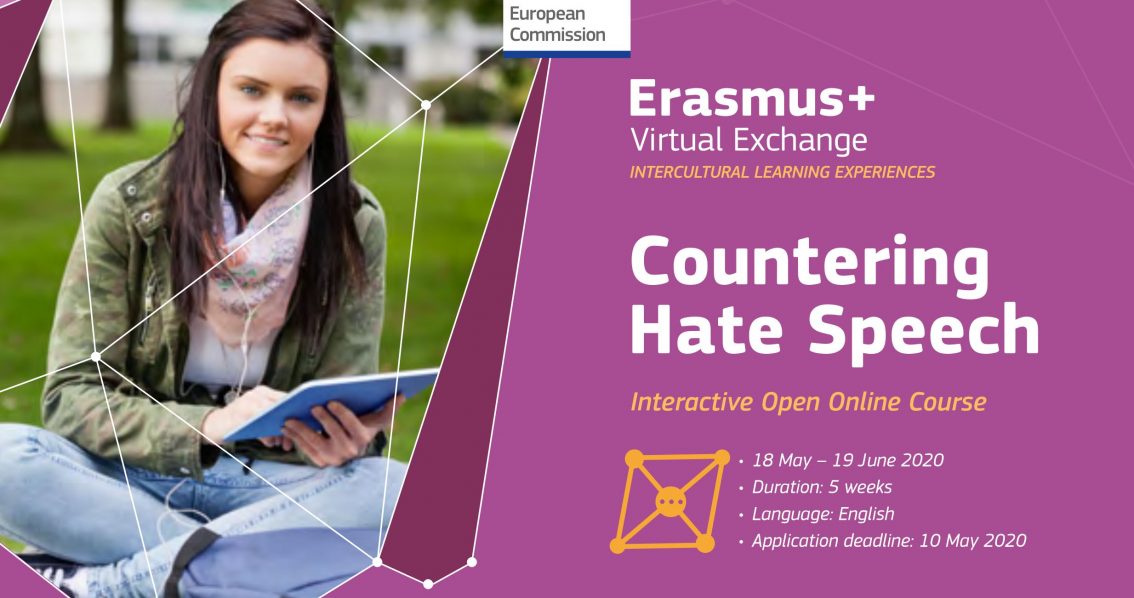 Interactive open online course: Countering Hate Speech, Erasmus+ Virtual Exchange - EU Neighbours