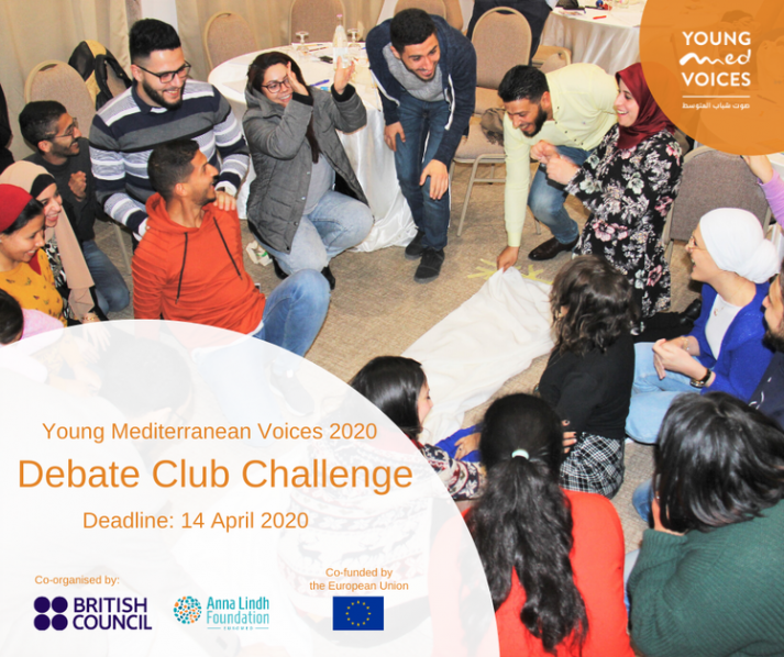 Debate Club Challenge, Young Mediterranean Voices 2020 - EU Neighbours