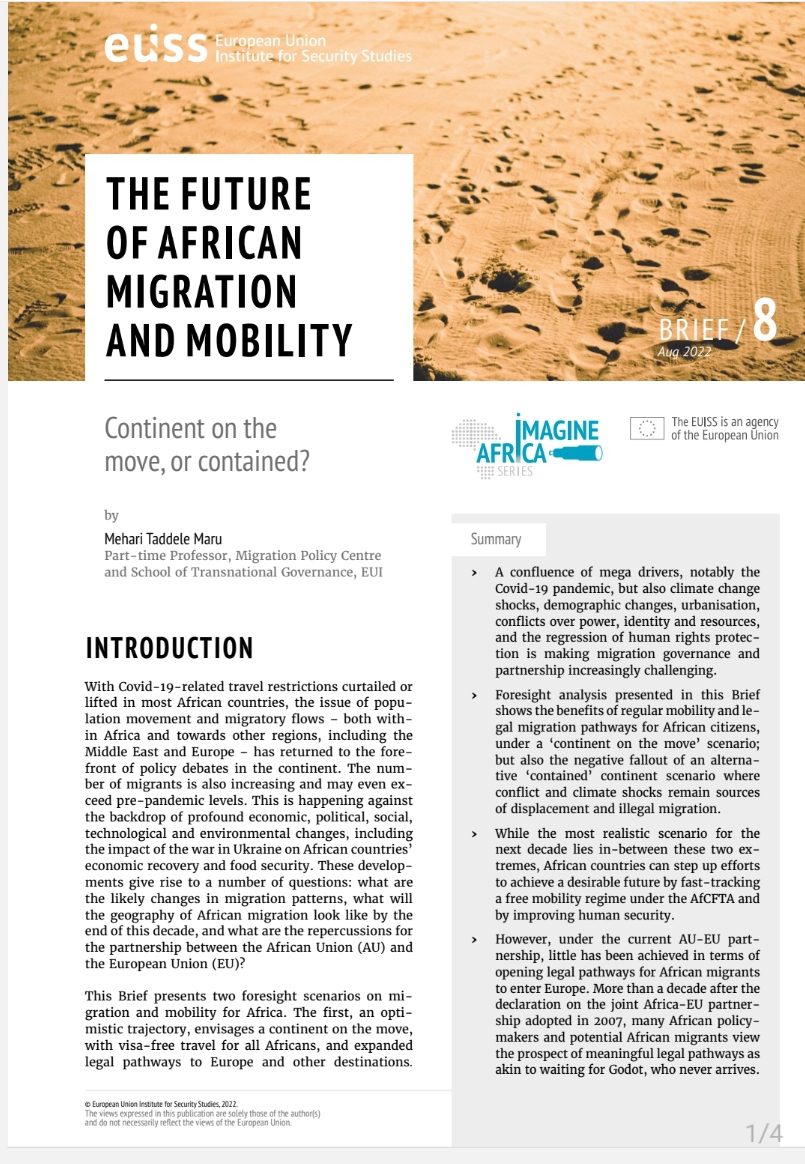 The future of African migration and mobility - EU Neighbours