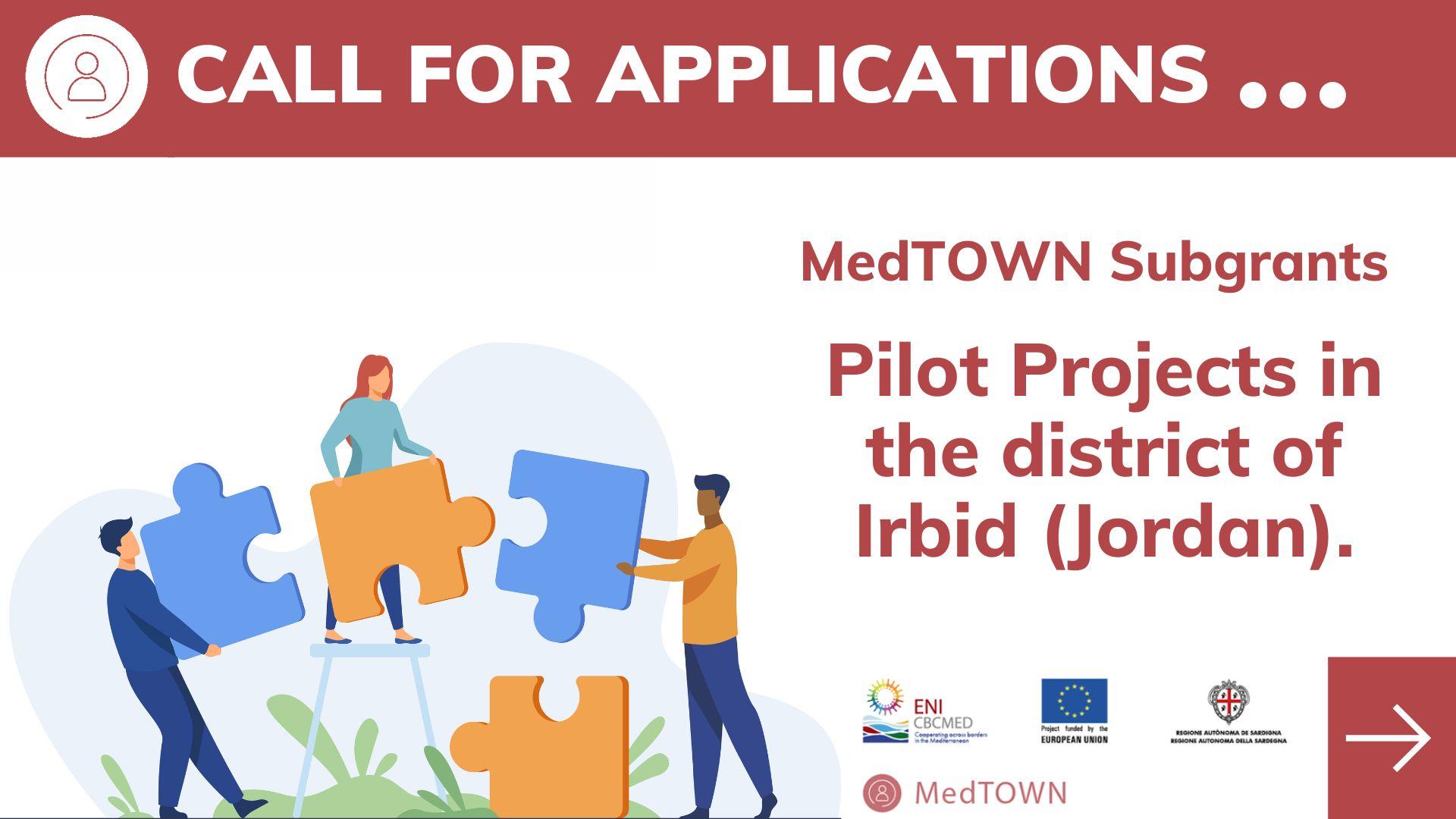 MedTOWN in Jordan launches a call for subgrant to social and solidarity ...