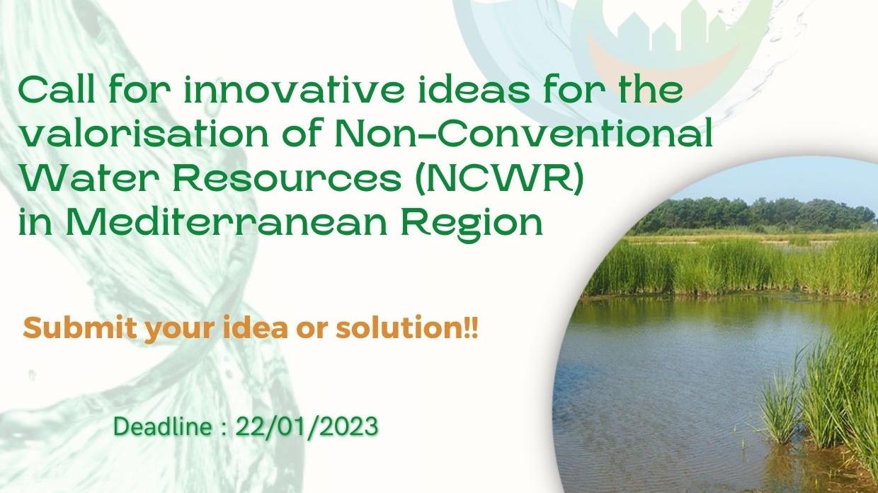 NAWAMED&MEDWAYCAP are launching the "Renewed Water Challenge 2023" call ...