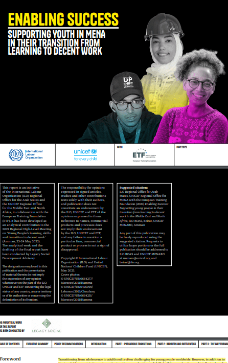 Enabling success: Supporting youth in MENA in their transition from ...
