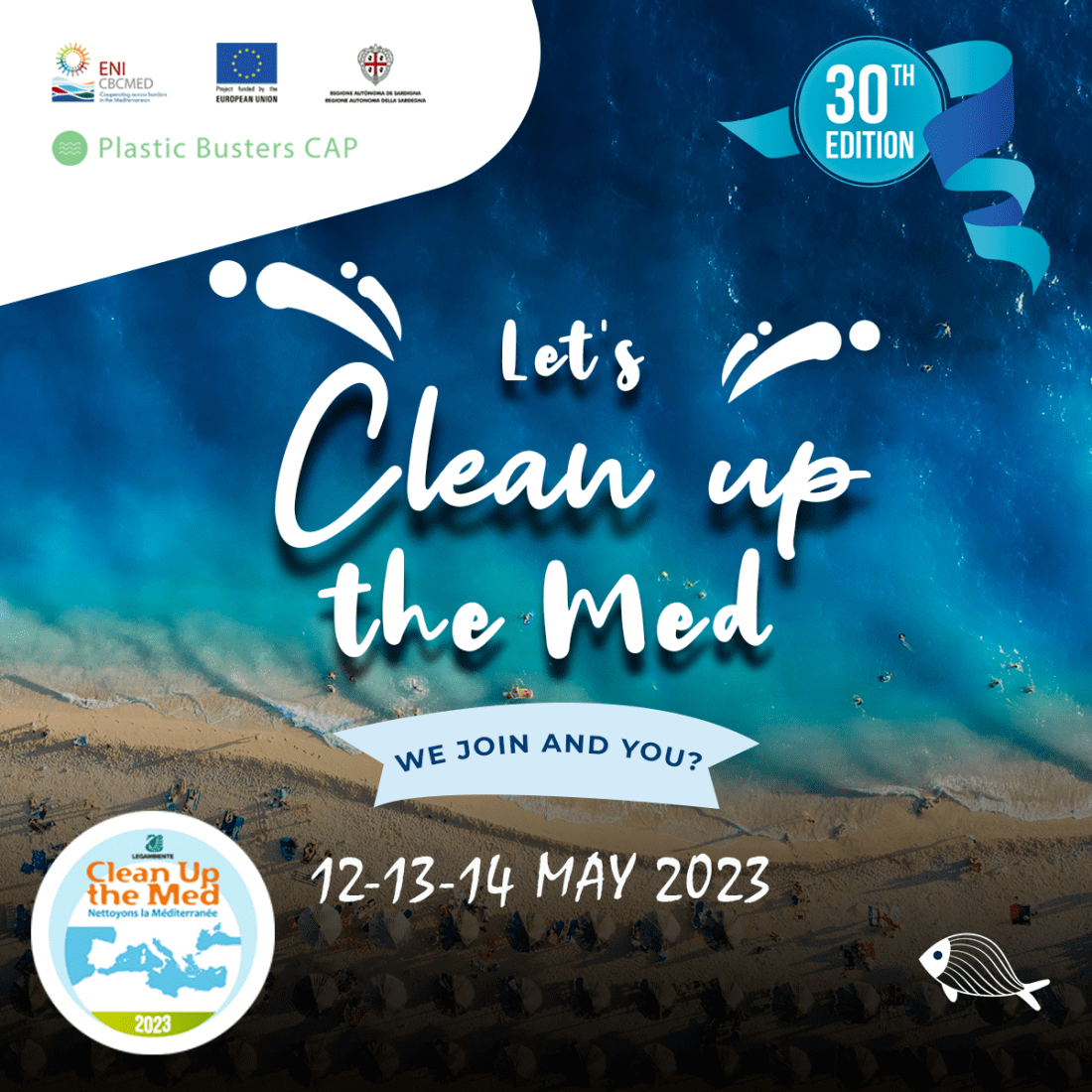 Join Plastic Busters Cap Clean Up The Med campaign - EU Neighbours