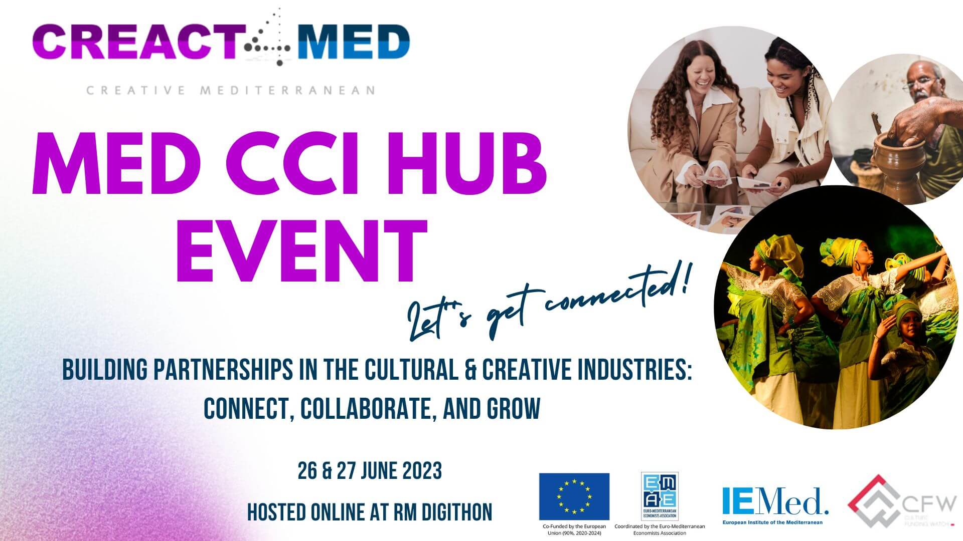 Med CCI Hub Event to be held on 26 ans 27 June - EU Neighbours