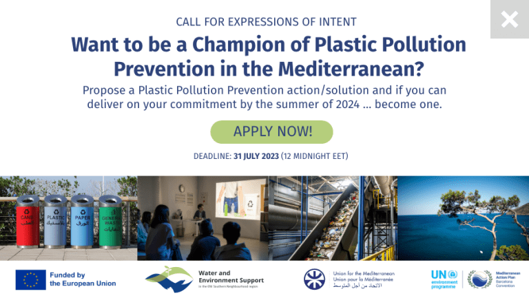 Mediterranean “Champions” of plastic pollution prevention – Call for ...