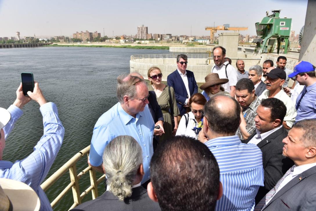 Egypt: EU Member States Heads of Mission visit the New Assiut Barrage ...