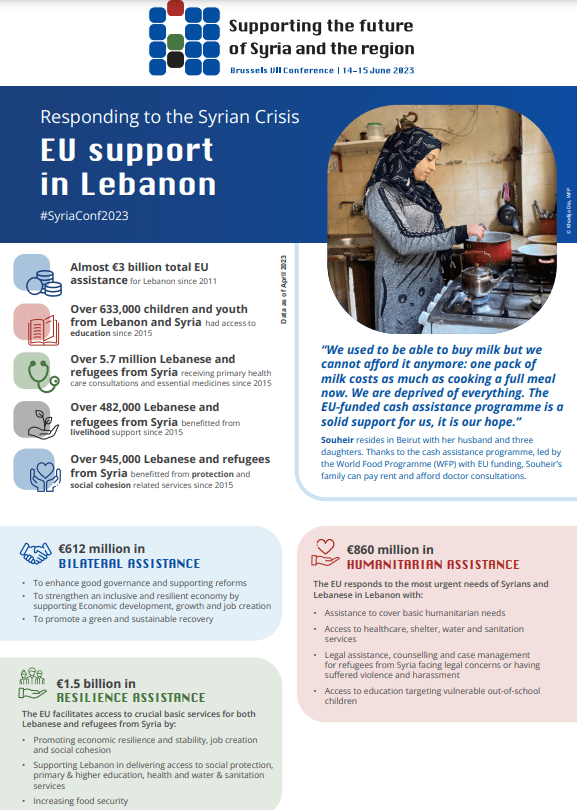 Factsheet - EU support in Lebanon - EU Neighbours