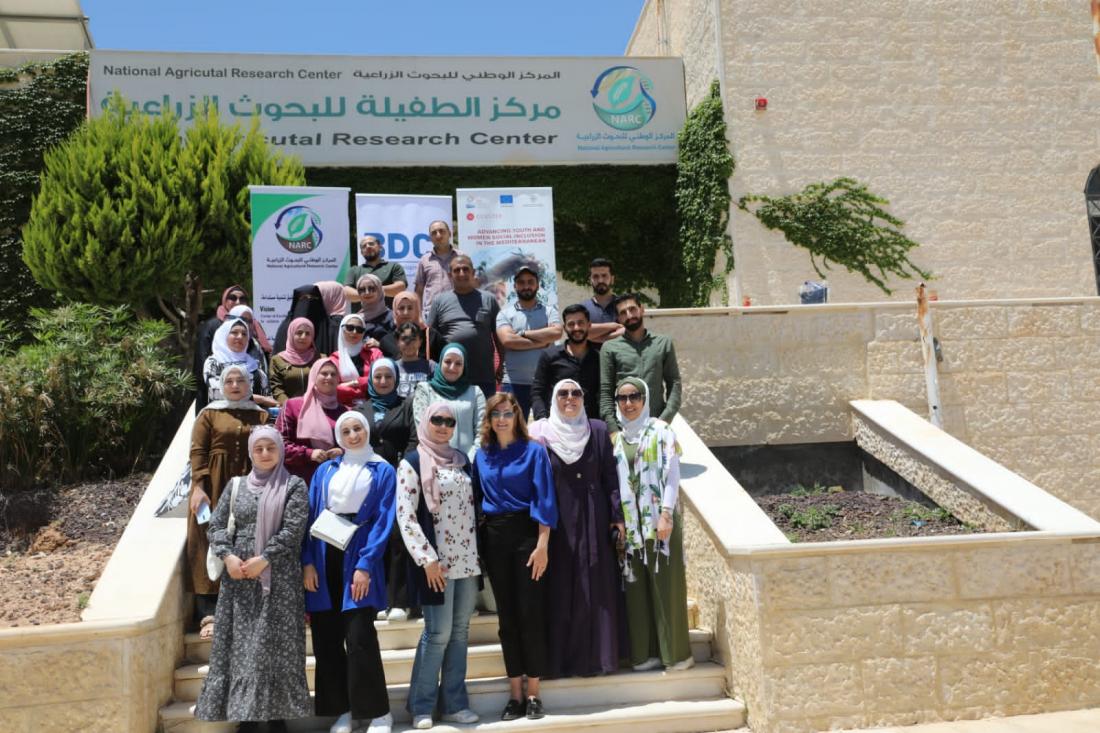 CLUSTER in Jordan provided training on hydroponics and employment soft ...