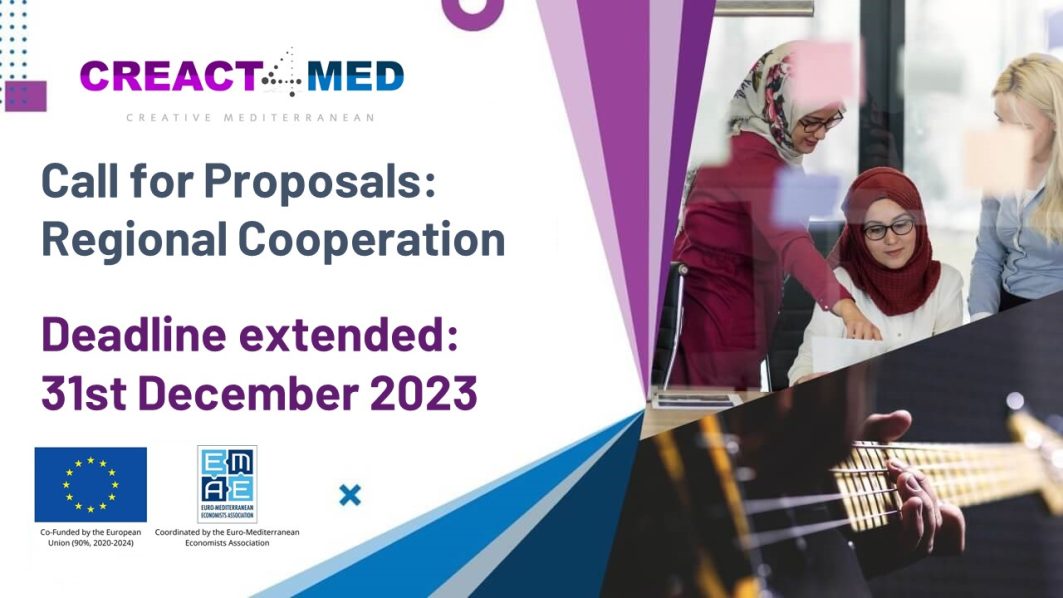 CREACT4MED Call For Proposals: Regional Cooperation – Deadline Extended ...