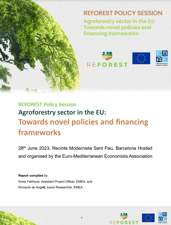 REFOREST Policy Session Agroforestry sector in the EU: Towards novel ...