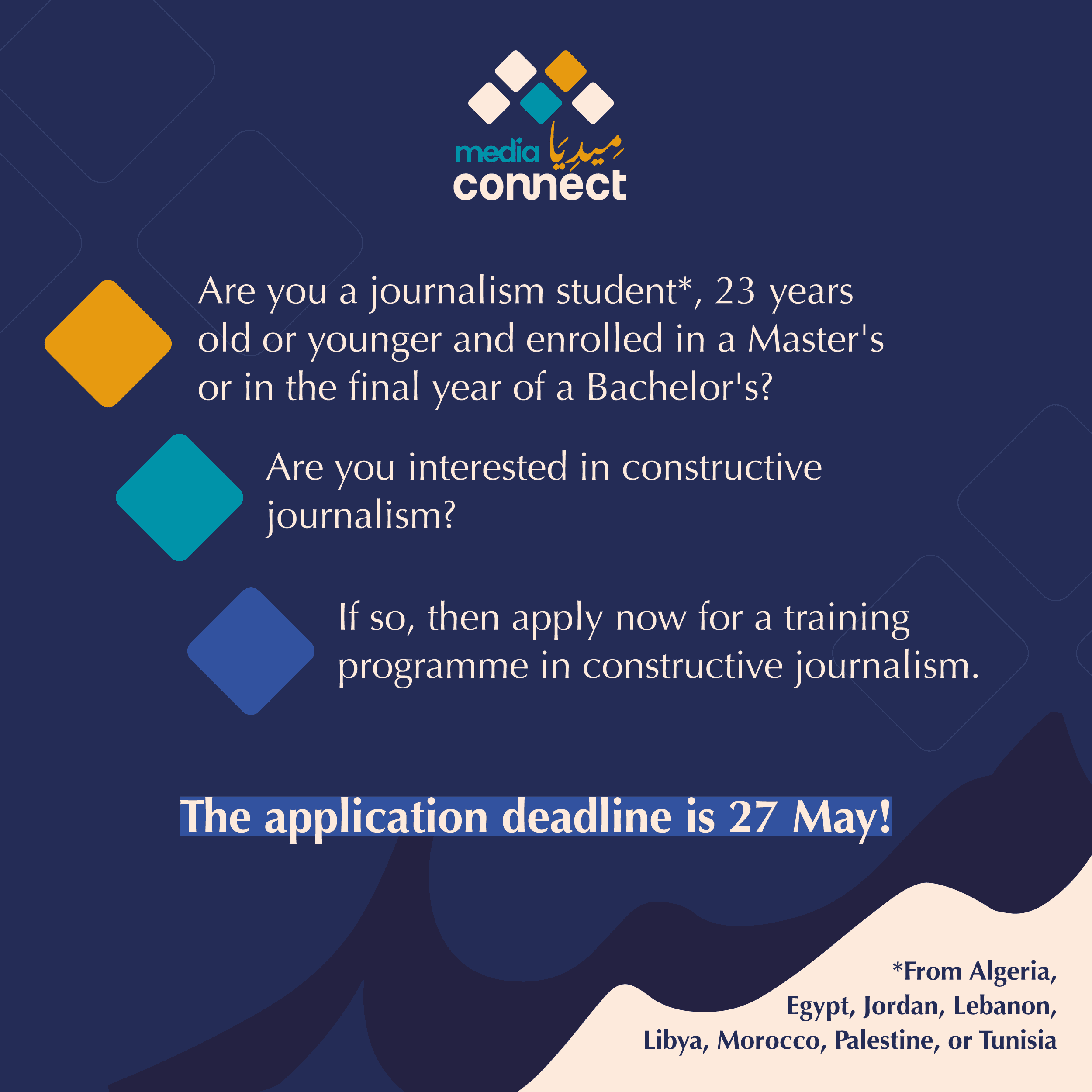 Training Programme in Constructive Journalism - EU Neighbours