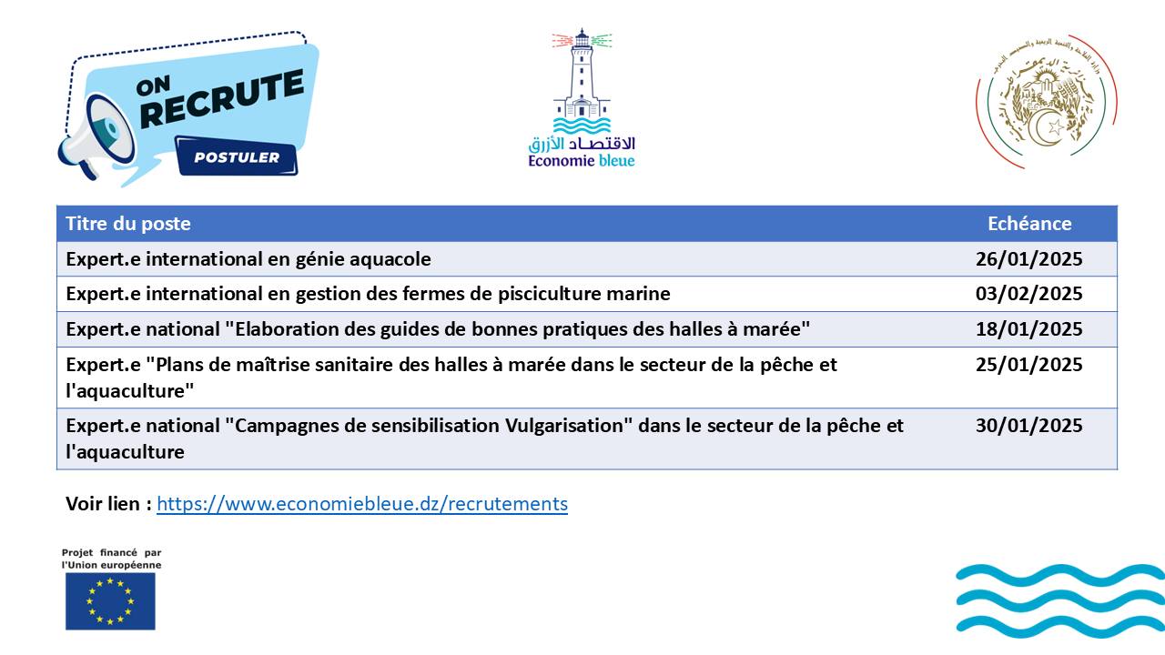 Calls for applications, The Blue Economy Programme funded by the EU in ...