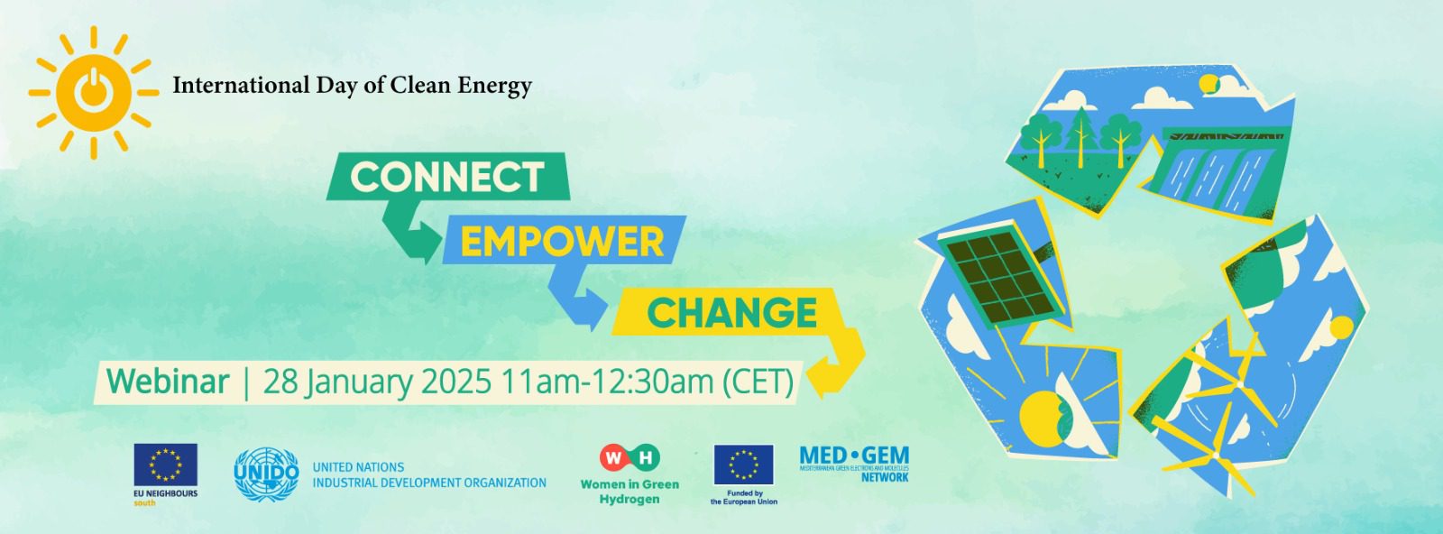 International Day of Clean Energy : Connect, Empower, Change with Green ...