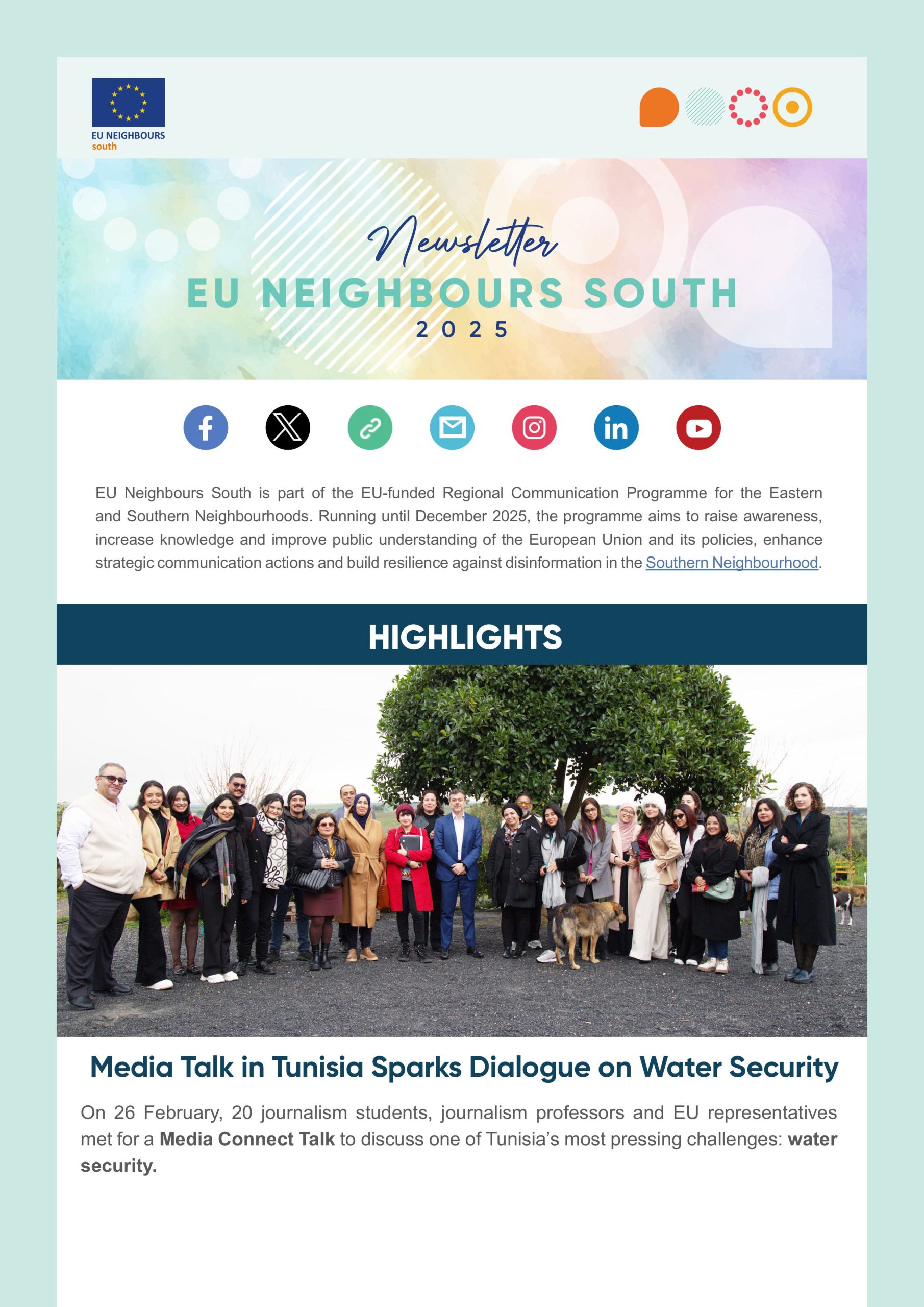 EU Neighbours South newsletter - EU Neighbours