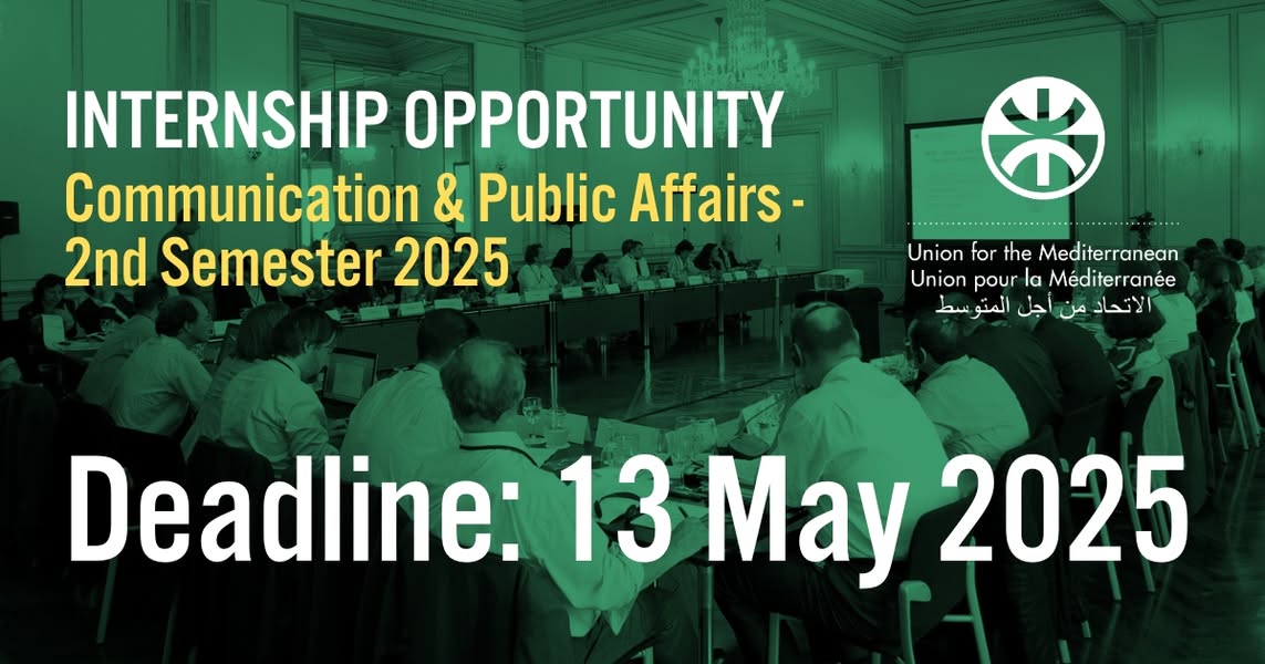 Internship Opportunity – Communication & Public Affairs, Union for the ...